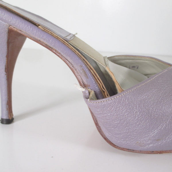 Vintage 60s Lilac Studded Springolator Heels Shoes 7.5 – Bombshell ...